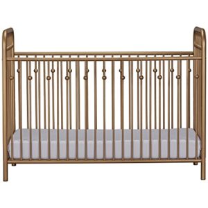 little seeds monarch hill ivy metal crib, gold