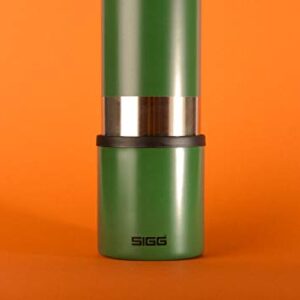 SIGG - Insulated Water Bottle Green - Thermo Flask Hot & Cold with Cup - Leakproof - BPA Free - 18/8 Stainless Steel - 25 Oz