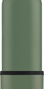 SIGG - Insulated Water Bottle Green - Thermo Flask Hot & Cold with Cup - Leakproof - BPA Free - 18/8 Stainless Steel - 25 Oz