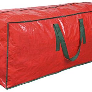 ProPik Christmas Tree Storage Bag | Fits Up to 7 ft. Tall Disassembled Tree | 45" x 15" x 20" Holiday Artificial Tree Storage Case | Perfect Xmas Storage Container with Handles and Sleek Zipper (Red)