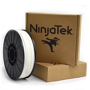 ninjatek - 3dch0017510 3dch00117510 cheetah tpu filament, 1.75mm, tpe, 1kg snow (white) (pack of 1)