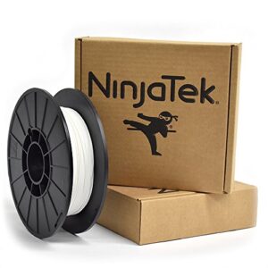 ninjatek - 3dnf0017505 3dnf00117505 ninjaflex tpu filament, 1.75mm, tpe.5kg, snow (white) (pack of 1)