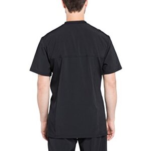 Cherokee Infinity Men Scrubs Top Tuckable V-Neck CK910A, L, Black