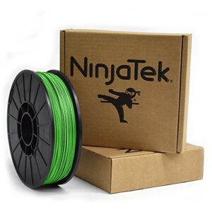 ninjatek - 3dnf0617510 3dnf06117510 ninjaflex tpu filament, 1.75mm, tpe, 1kg grass (green) (pack of 1)