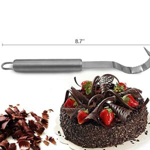 Daycount Chocolate Cheese Butter Shaver, Slicer Hook Shape Cake Decorations Graters Shavings Knife, Planer Baking Utensils