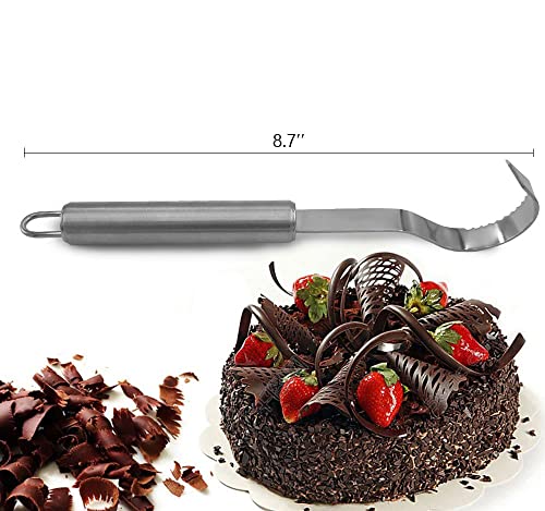 Daycount Chocolate Cheese Butter Shaver, Slicer Hook Shape Cake Decorations Graters Shavings Knife, Planer Baking Utensils