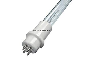 lse lighting uuv-lp160t5 uv lamp for universal solutions blue 16" hvac uvc system 254nm