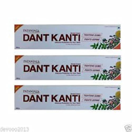 Patanjali Dant Kanti Dental Natural Cream -200g Pack of 3