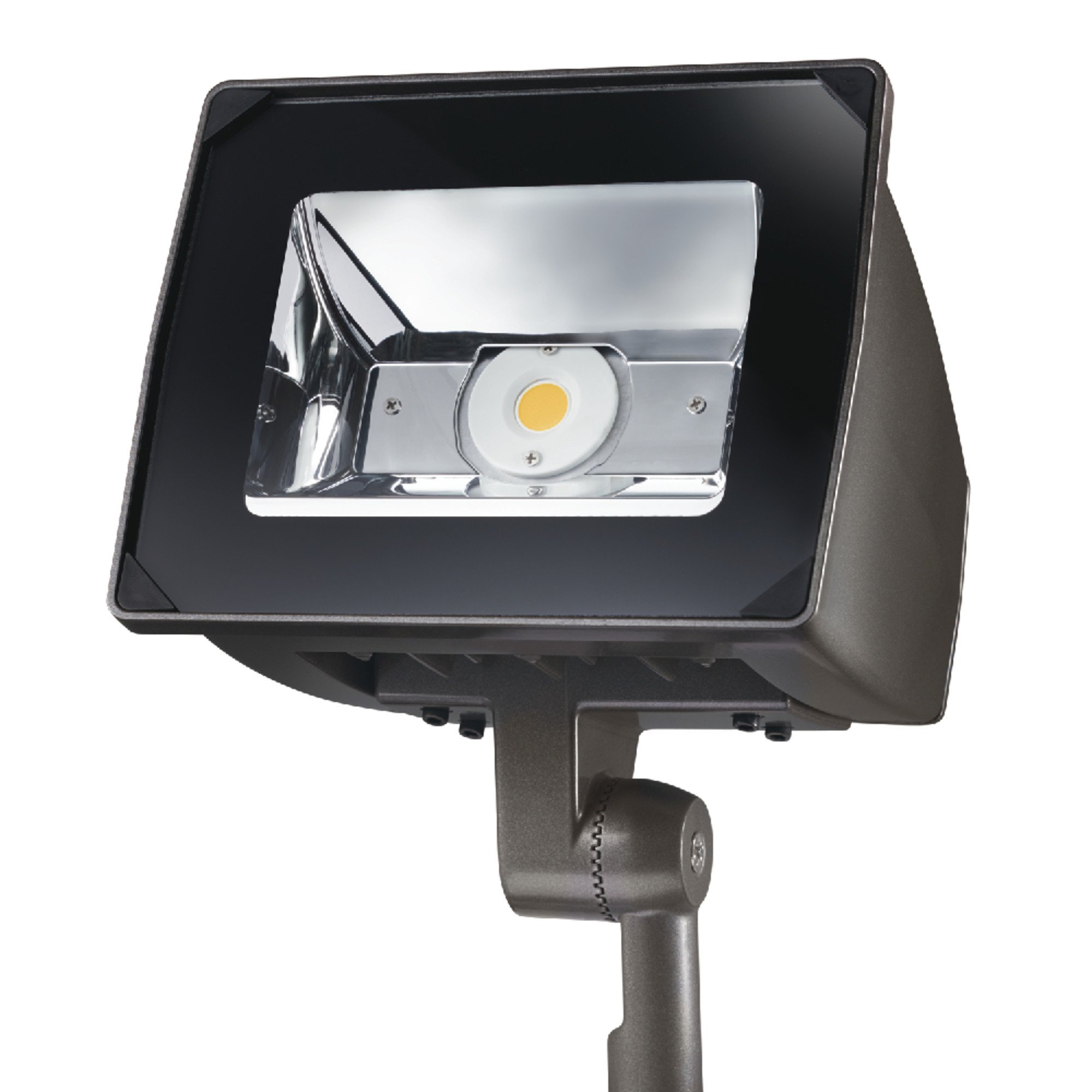 Lumark NFFLD-S-C15-KNC-UNV Night Falcon 51W Carbon Outdoor Integrated LED Area Light with Knuckle Mounting, Bronze