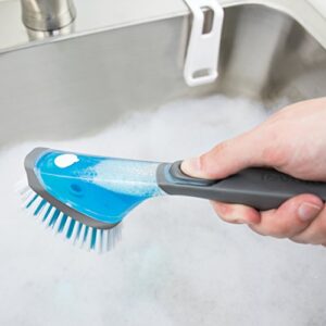 Tovolo Soap Dispensing Magnetic Dish Brush