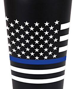 Rothco Thin Blue Line Flag Travel Mug