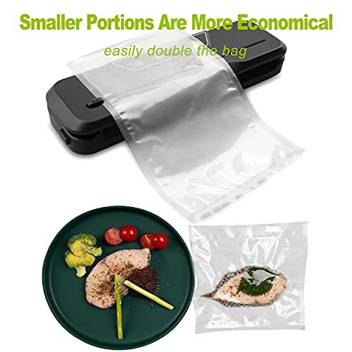 Toprime Vacuum Sealer Bags 50 Count 8" x 12" for Food Storage, 7-layer Physical Coextrusion Bag Designed for Seal a Meal, BPA Free, Heavy Duty, Puncture Resistance, Great for vac storage, Meal Prep or Sous Vide