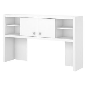 bush business furniture echo 60w hutch, pure white