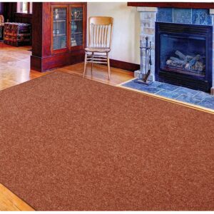 Ambiant Broadway Collection Area Rug, Kids Favorite, 5' x 7', Rust