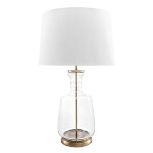 nuLOOM RJT01AA Eagan 24" Glass Table Lamp, Height, Gold