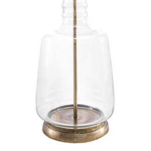 nuLOOM RJT01AA Eagan 24" Glass Table Lamp, Height, Gold