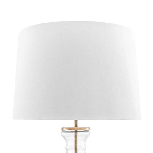 nuLOOM RJT01AA Eagan 24" Glass Table Lamp, Height, Gold