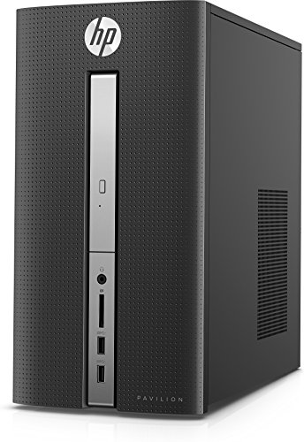 New HP Pavilion Desktop with 23" Monitor Bundle Intel i3-7100 3.9GHz 8GB RAM 1TB HDD DVD VGA HDMI Windows 10