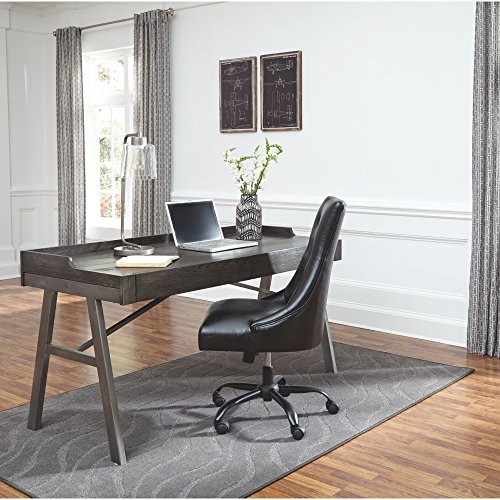 Signature Design by Ashley Raventown Urban 60" Home Office Desk, Weathered Brown