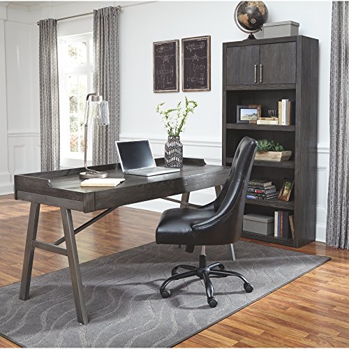 Signature Design by Ashley Raventown Urban 60" Home Office Desk, Weathered Brown