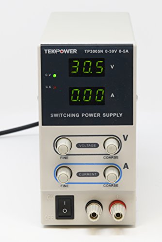 Tekpower TP3005N Regulated DC Variable Power Supply, 0-30V at 0-5A