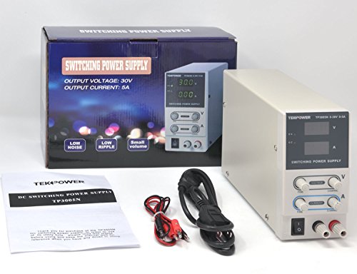 Tekpower TP3005N Regulated DC Variable Power Supply, 0-30V at 0-5A