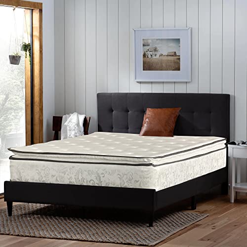 Mattress Solution Medium Plush Double Sided Pillowtop Innerspring Fully Assembled Mattress, Good for The Back, Full XL, Size