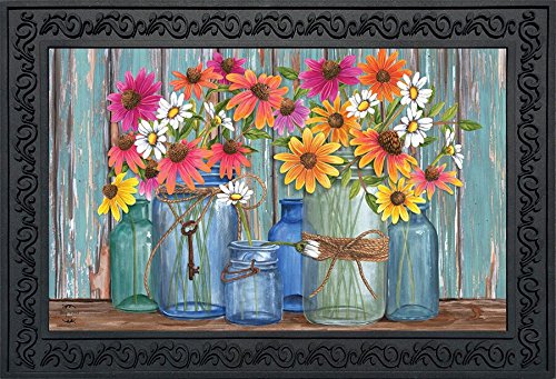 Briarwood Lane Farm Fresh Flowers Spring Doormat Indoor Outdoor 30" x 18"