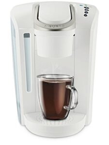 keurig k-select single-serve k-cup pod coffee maker, matte white