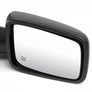 DNA Motoring TWM-037-OE-T888-BK-R Right Passenger Side Powered Heated Defroster Towing Mirror W/Turn Signal+Puddle Light Compatible with 09-16 Ram 1500/10-16 Ram 2500 3500 4500 5500