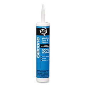 dap 08641 dap 9.8 oz clear window, door & siding silicone rubber seal