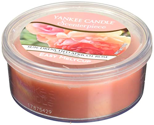 Yankee Candle 5038581033433 Melt Cup Scenterpiece Sun-Drenched Apricot Rose YMCSAR, one Size, …