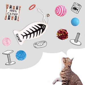 Highland Farms Select Cat Toys Variety Pack for Kitty 20 Pieces & Pet Gifts for Christmas