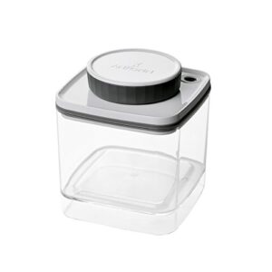 ankomn turn-n-seal vacuum/airtight moisture prevent storage container perfect for coffee teas rice nuts medicine (0.6quart)