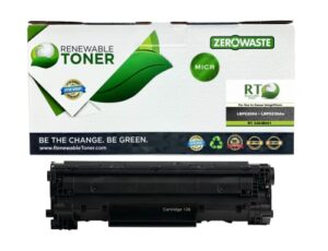 renewable toner compatible micr toner cartridge replacement for canon 126 3483b001 imageclass lbp6200d lbp6230dw