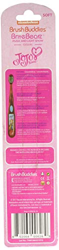 JoJo Siwa Brite Beatz Battery Powered Toothbrush Playing Light Up, Small, Music, 1 Count