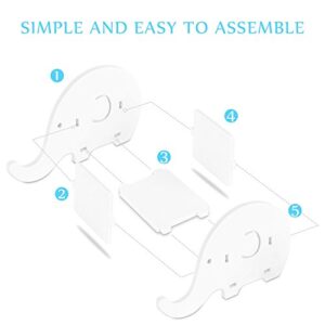 COOLOO Pencil Holder Cell Phone Stand, Cute Elephant Office Accessories Tablet Desk Bracket Compatible, Desk Decoration Multifunctional Stationery Box