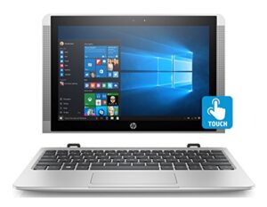 hp 10-p018wm detachable laptop, 10.1 ips touch display, windows 10 home, intel atom x5-z8350 processor, 4gb memory, 64gb emmc storage, 802.11 wirless ac, active pen