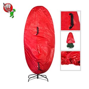 Elf Stor Premium Christmas Tree Cover Holiday Red Large Size for For 7.5 Ft Tree