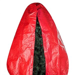 Elf Stor Premium Christmas Tree Cover Holiday Red Large Size for For 7.5 Ft Tree