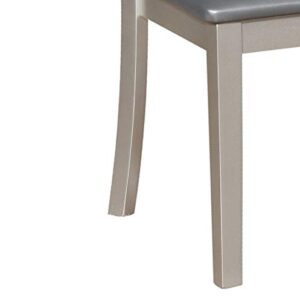 Roundhill Furniture Avignor Contemporary Simplicity Dining Chair, Set of 2