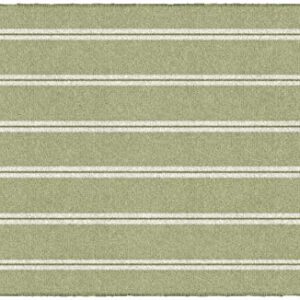 Brumlow Mills Vertical Stripes Traditional Print Pattern Indoor Area Rug, Perfect for Living Room Decor, Dining, Kitchen Rugs, Bedroom or Entryway Rug, 2'6" x 3'10", Green