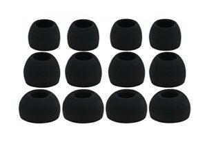 12pcs (all-b) 4s / 4m / 4l replacement ear adapters earbuds ear tips set compatible with symphonized in ear earphones headphones