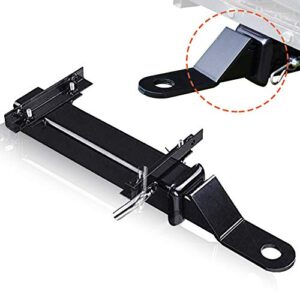 golf cart trailer hitch fit for backseat footrest - club car, ezgo, yamaha by elitewill