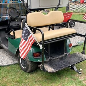 Golf Cart Trailer Hitch Fit for Backseat FOOTREST - Club CAR, EZGO, Yamaha by ELITEWILL