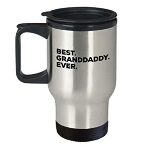 SpreadPassion Granddaddy Travel Mug - Best Granddaddy Ever - Granddaddy Gifts