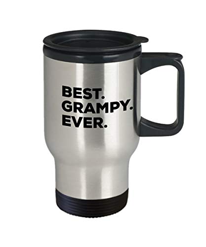 SpreadPassion Best Grampy Ever Travel Mug, Grampy Travel Mug, Grampy Coffee Travel Mug, Grampy Gift, Gift for Grampy, Grampy Tumbler, Grampy Gift from Grandkids, Grampy Birthday Basket Gift idea