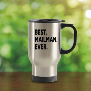 Best Mailman Ever Travel Mug, Mailman Gifts, Mailman Coffee Travel Mug, Mailman Tumbler, Mailman Retirement Gift, Mailman Birthday Christmas Gift idea, Gift for Mailman, Mailman Thank You Gifts