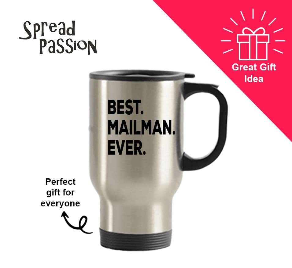 Best Mailman Ever Travel Mug, Mailman Gifts, Mailman Coffee Travel Mug, Mailman Tumbler, Mailman Retirement Gift, Mailman Birthday Christmas Gift idea, Gift for Mailman, Mailman Thank You Gifts