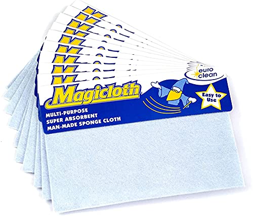 The Original Cleaning Shammy 6-Pack, 20" X 27", X-LARGE, Multi-Purpose, Super Absorbent Cleaning Cloth, 100% Rayon, Made In Germany, For Washing, Waxing, Buffing, Kitchen Use and More!